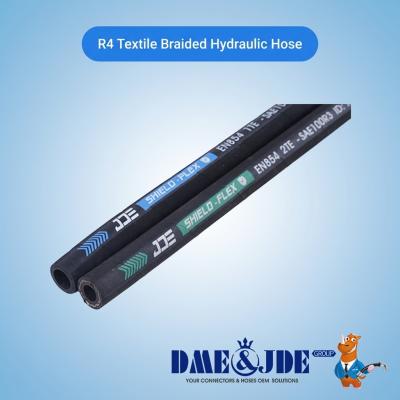 China R4 Textile Braided Hydraulic Hose for sale