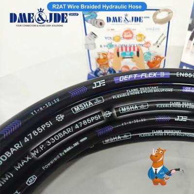 China R2AT Wire Braided Hydraulic Hose for sale