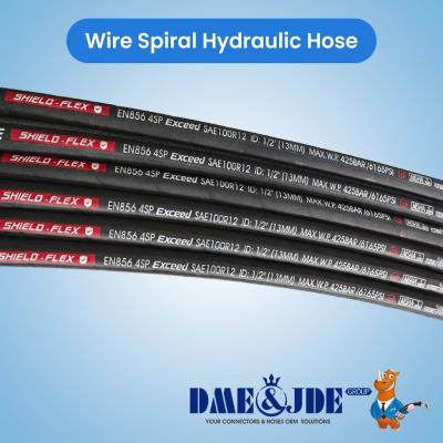 China BS EN 856 4SH Wire Spiral Hydraulic Hose for sale