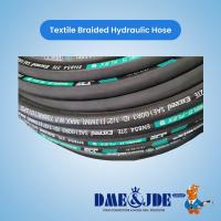 China 3TE （ High Pressure ） Textile Braided Hydraulic Hose for sale
