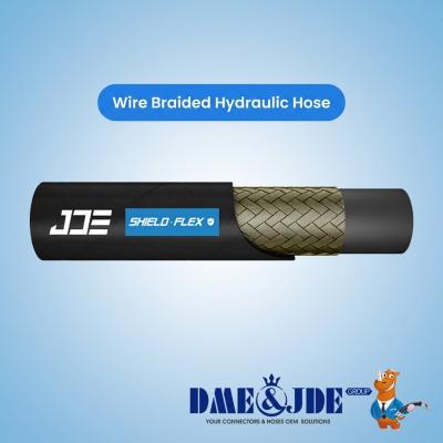 China BS EN 853 2SN Wire Braided Hydraulic Hose for sale