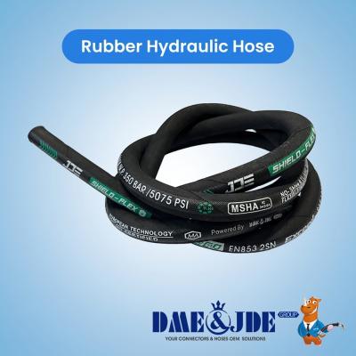 China Industrial Sae R2at Standard Rubber Hose Hydraulic For Construction Mining Machinery for sale