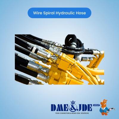 China SAE J517 R12 Standard Hose Wire Spiral Hydraulic Hose 4 Layer for sale