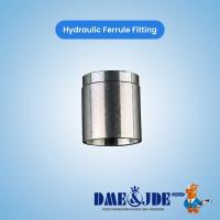 China No Skive Ferrule DPF2T Metric Hydraulic Hose Fittings For SAE100 R1AT R2AT Or EN853 1SN 2SN for sale