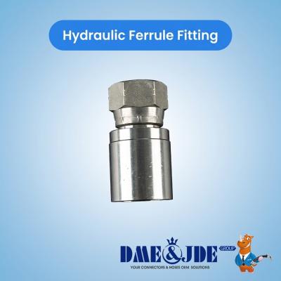 China No Skive Ferrule SAE R7 Hose Fitting Hydraulic Ferrule Connector for sale