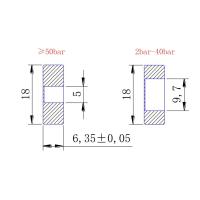 China 30VDC Piezoresistive Ceramic Pressure Transducer For Water Pump for sale
