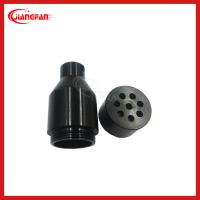 China Stainless Steel Fiber Optic Fan Out Kit 2-12 Core Bundle Splitter POM Black 0.9-3.0mm for sale