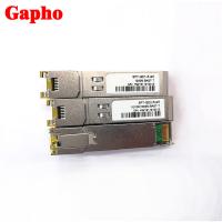 China 10 100 1000BASE-T Copper SFP Transceiver 1.25Gbps RJ-45 Hot Pluggable for sale