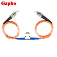 China 850nm Multimode Variable Optical Attenuator Inline Adjustable 0.8-60dB FC SC LC for sale
