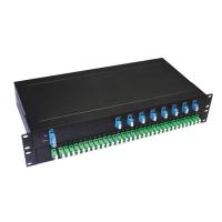 China 1x4 FTTH PLC Splitter SC Planar Waveguide Type Optical Box 1260-1650nm for sale