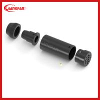 China Fiber Optic Fan Out Kit 0.9mm 72 Core Bundle Round POM Splitter FZQ-10 for sale