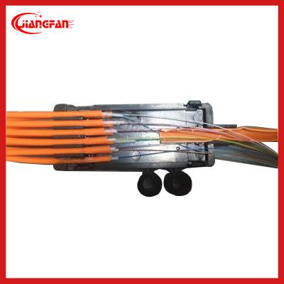 China 12 Core Spider Ribbon Cable Fiber Optic Fan Out Kit with Heat Shrinkable Tube 0.9mm for sale