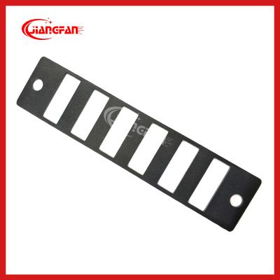 China 6 Port LC Fiber Optic Patch Panel , 3L-JF Quadruple Fiber Adapter Panel for sale