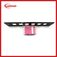 China 6 Port LC Fiber Optic Patch Panel , 3L-JF Quadruple Fiber Adapter Panel for sale