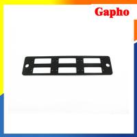 China Customized 3L-JF Fiber Optic Adapter Panel 12 Core 6 Duplex LC SPCC Black for sale