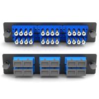 China Flange Metal Panel Fiber Optic Terminal Box 6 Ports 12 Core SC Adapter for sale