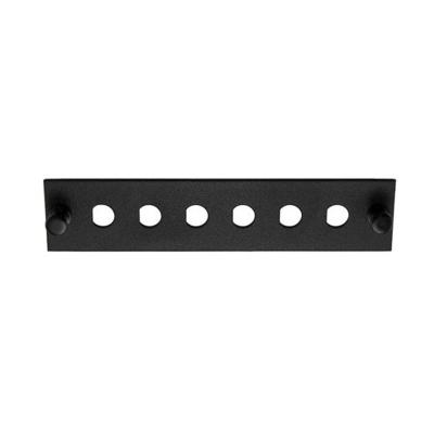 China 6 Port Optical Fiber Distribution Frame ST Adapter Metal Panel for sale
