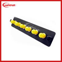 China 6 Port Optical Fiber Distribution Frame ST Adapter Metal Panel for sale