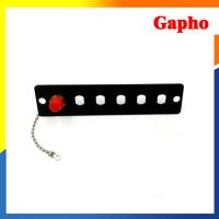 China 6 Port Optical Fiber Distribution Frame ST Adapter Metal Panel for sale