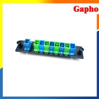 China CNC Machined LGX 9 Port Fiber Adapter Panel for MPO MTP Cold Rolled Steel for sale