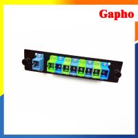 China CNC Machined LGX 9 Port Fiber Adapter Panel for MPO MTP Cold Rolled Steel for sale