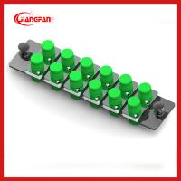 China 12 Port Adapter Optical Fiber Distribution Frame Pigtail Round Head ST Hook for sale
