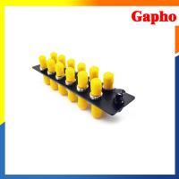 China 12 Port Adapter Optical Fiber Distribution Frame Pigtail Round Head ST Hook for sale