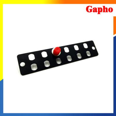 China 12 Port Adapter Optical Fiber Distribution Frame Pigtail Round Head ST Hook for sale