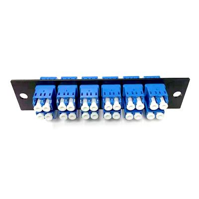 China LGX MB10 24 Port Fiber Optic Adapter Panel Multimode Singlemode ODF for sale