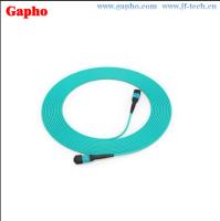 China Multicore MPO to MPO Fiber Optic Patch Cable 12 Core OM3 OM4 3.0mm for sale