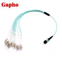 China MPO MTP 12 Core Ribbon Fiber Optic Patch Cable OS2 OM3 OM4 LSZH 4.5mm for sale
