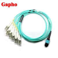 China MPO MTP 12 Core Ribbon Fiber Optic Patch Cable OS2 OM3 OM4 LSZH 4.5mm for sale