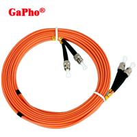 China Round Type Duplex Armored Optical Fiber Cable 2 Core LSZH TPU PVC 3.0mm for sale