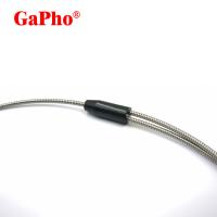 China Round Type Duplex Armored Optical Fiber Cable 2 Core LSZH TPU PVC 3.0mm for sale