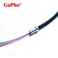 China Round Type Duplex Armored Optical Fiber Cable 2 Core LSZH TPU PVC 3.0mm for sale