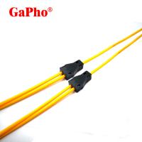 China Round Type Duplex Armored Optical Fiber Cable 2 Core LSZH TPU PVC 3.0mm for sale