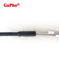 China Round Type Duplex Armored Optical Fiber Cable 2 Core LSZH TPU PVC 3.0mm for sale