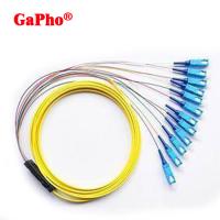 China 12 Core Fiber Patch Cable Low Insertion Loss 0.15 dB for Telecom and CATV Networks for sale
