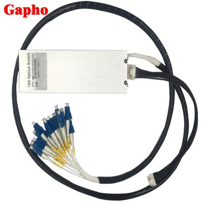 China MEMS 1x16 Fiber Optical Switch 1300nm SM MM ST PC LC Connector Low Loss for sale