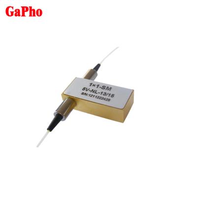 China FC SC LC 1x1 Fiber Optical Switch 1310 1550nm 0.9um Loose Tube 3V 5V for sale