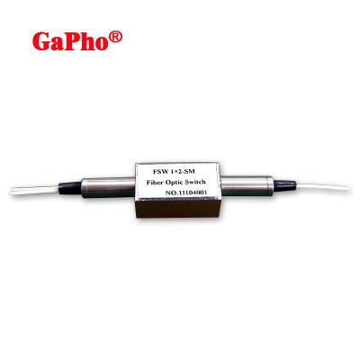 China 850nm Wavelength 1x2 Fiber Optic Switch Non Latching With / Without Connector for sale
