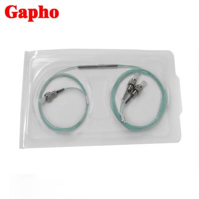 China Single Mode 850 980nm Wideband Coupler 900um Loose Tube Customized 50 50 for sale