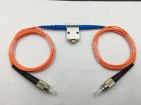 China Manual Dimmable Mechanical Attenuator 1310 / 1550nm Wavelength ST / PC for sale