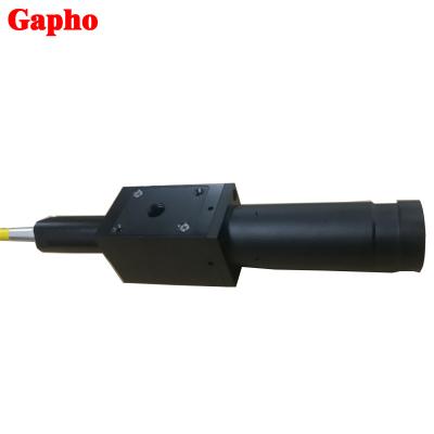 China 1064nm 20W Expanded Beam Isolator 8mm Armoured Cable Yellow PVC Tube for sale