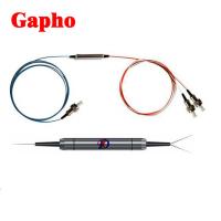 China Fiber FBT Fusion Pull Cone Steel Tube PLC Optical Splitter 1x2 2x2 for FTTH for sale