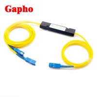 China Fiber FBT Fusion Pull Cone Steel Tube PLC Optical Splitter 1x2 2x2 for FTTH for sale