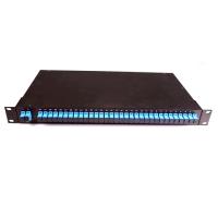 China Rack Mount Optical PLC Splitter 1x8 1260-1650nm for FTTX PON Networks for sale