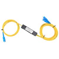 China Single Mode Fiber Optical Coupler , 1x2 Fiber Coupler Low Insertion Loss for sale