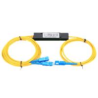 China Single Mode Fiber Optical Coupler , 1x2 Fiber Coupler Low Insertion Loss for sale