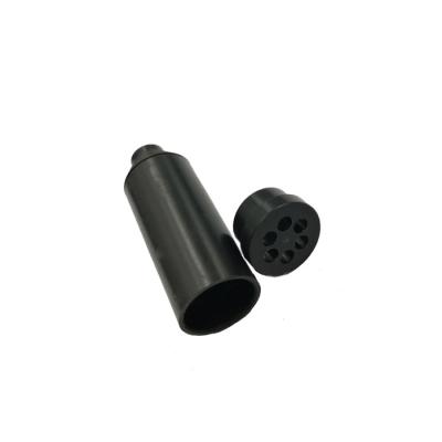 China SUS304 Fiber Optic Fan Out Kit Patch Cord Splitter Black 6 Core 2.0 for sale